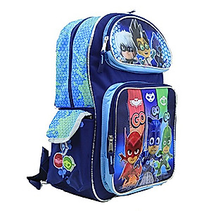Nickelodeon PJ Masks Kids 16" Large School Backpack Book Bag Licensed New USA