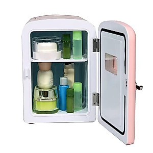 Frigidaire Pink EFMIS129- AMZ EFMIS129 Mini Portable Fridge, 4 litres Capacity Chills Six 12oz Cans, 100% Freon-Free & Eco Friendly, Beverage Cooler