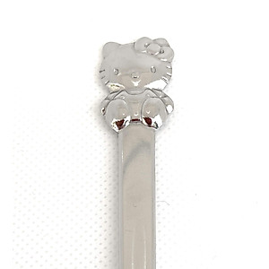 KAKUSE Sanrio Hello Kitty Stainless Mini Spoon 5.2in (L) Flatware Spoons Kitchen Made in Japan