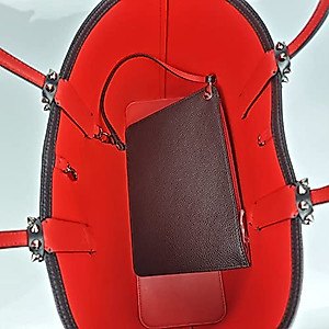 Christian Louboutin Cabata Small Spiked Leather Tote Bag