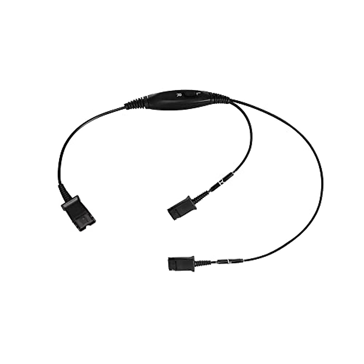 Headset Training Solution (Includes 2 x TruVoice HD-550 Premium Double Ear Headsets with Noise Canceling Microphone,Training Cord and Smart Lead - Works with 99% of Phones with RJ9 Headset Port)