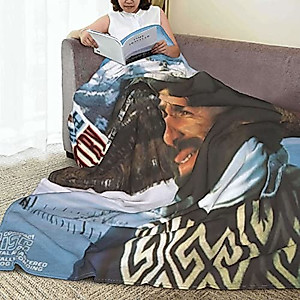 Flannel Blanket Dan Fogelberg Soft Lightweight Throw Blanket Warm Durable Sofa Couch Decor Beding 50"X40"