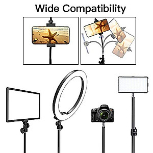 PIXEL Cell Tripod for iPhone Phone Tripod 80 inch Adjustable Phone Video Camera Video Recording Vlogging/Streaming/Photography Rotatable Live Video Stand Compatible with Most Mobile Phones