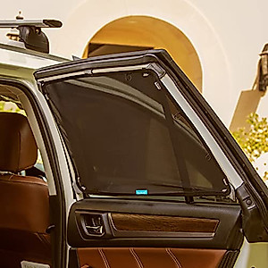 Munchkin® Brica® Magnetic Stretch to Fit™ Sun Shade, Black, 1 Pack