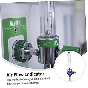 VILLCASE 4pcs Flowmeter Regulator Argon Regulator for Welding Argon Gas Flow Meter Welding Flow Meter CO2 Regulator Carbon Dioxide Regulator nitrogen tire inflator Welder Indicator PPE