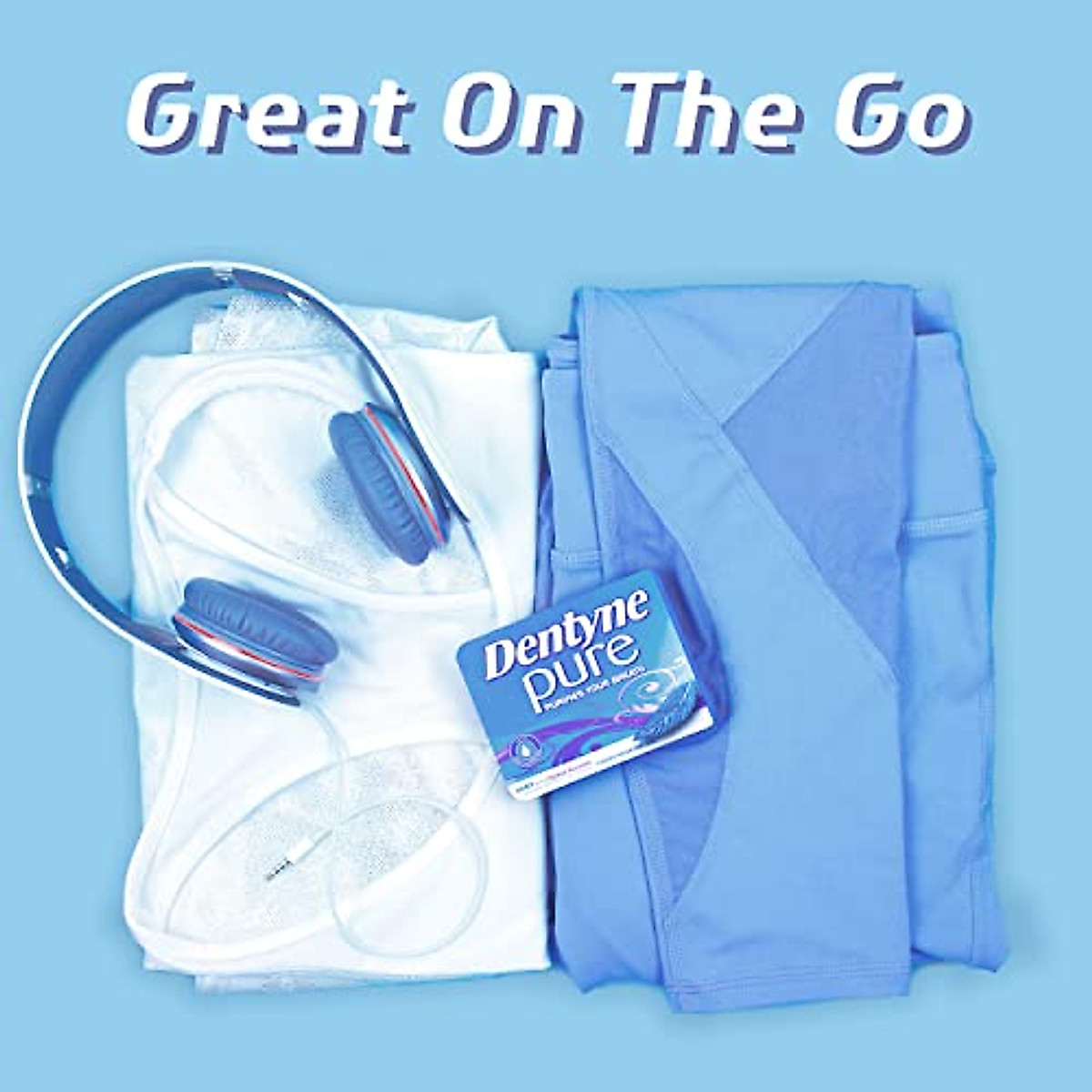 Dentyne Pure Mint with Herbal Accents Sugar Free Gum, 10 Packs of 9 Pieces (90 Total Pieces)