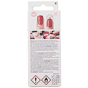 KISS imPRESS Press-On Manicure, Nail Kit, PureFit Technology, Short Press-On Nails, Time Slip, Includes Prep Pad, Mini File, Cuticle Stick, and 30 Fake Nails