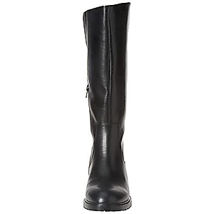 Amazon Essentials Women's Knee High Riding Boot, Black, 10