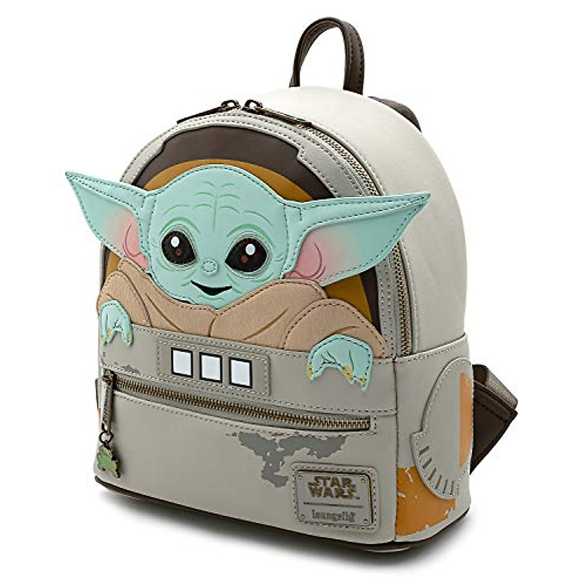 Loungefly Star Wars Baby Yoda The Mandalorian Womens Double Strap Shoulder Bag Purse
