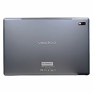 Veidoo Android Tablet 10 inch, 4GB RAM 64GB ROM | 1920x1200 FHD | 13MP+5MP Camera | 2.0Ghz Octa Core | 6000mAh | TF Card 128G Expand | 2.4G/5G Wi-Fi | BT 5.0| GPS | Type-C | Tablet with Keyboard
