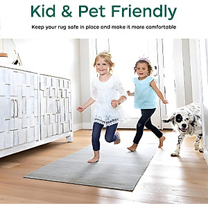 BAGAIL BASICS Non Slip Rug Pad Gripper Round 8 Feet Extra Thick Carpet Pads for Area Rugs and Hardwood Floors, Keep Your Rugs Safe and in Place