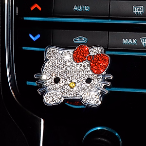 Bling Car Push to Start Button Cover Accessories, Crystal Rhinestone Car Engine Start Stop Button Cover, Auto Ignition Switch Cover, Cute Car Accessories for Women Decoration Interior Sticker
