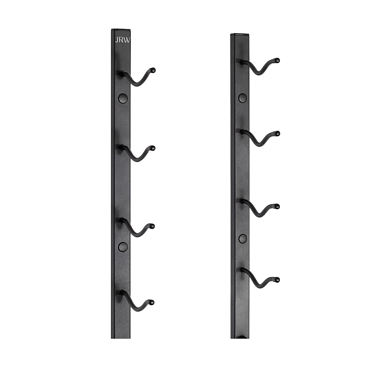 Jagged Ridge Wine Rooms 12 Bottle Wall Mounted Wine Rack Hanging Wall Wine Rack - Stylish & Modern Wine Storage Rack, Alloy Steel, Colour - Matte Black Powder Coat Finish
