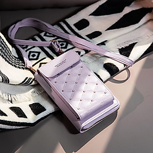 Montana West Small Crossbody Cell Phone Purse for Women RFID Blocking Cellphone Wallet Purses Travel Size MWC-110PP