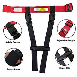 Child Airplane Safety Travel Harness, Safety Restraint System Helps Keep Your Child Safe, Child Aviation Flight Seat Device/Seat Belt Accessories for Child Travel