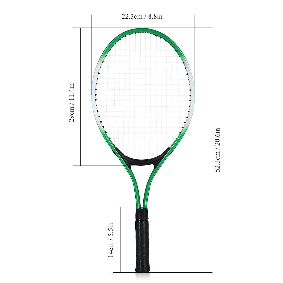Tennis Set for Kids， Children's Tennis Racket with Free Ball for Training Tennis Carbon Fiber Top Steel Material Tennis String - Teenager's Tennis Racket