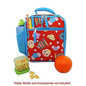 Cocomelon Boys Girls Soft Insulated School Lunch Box (Red, One Size)