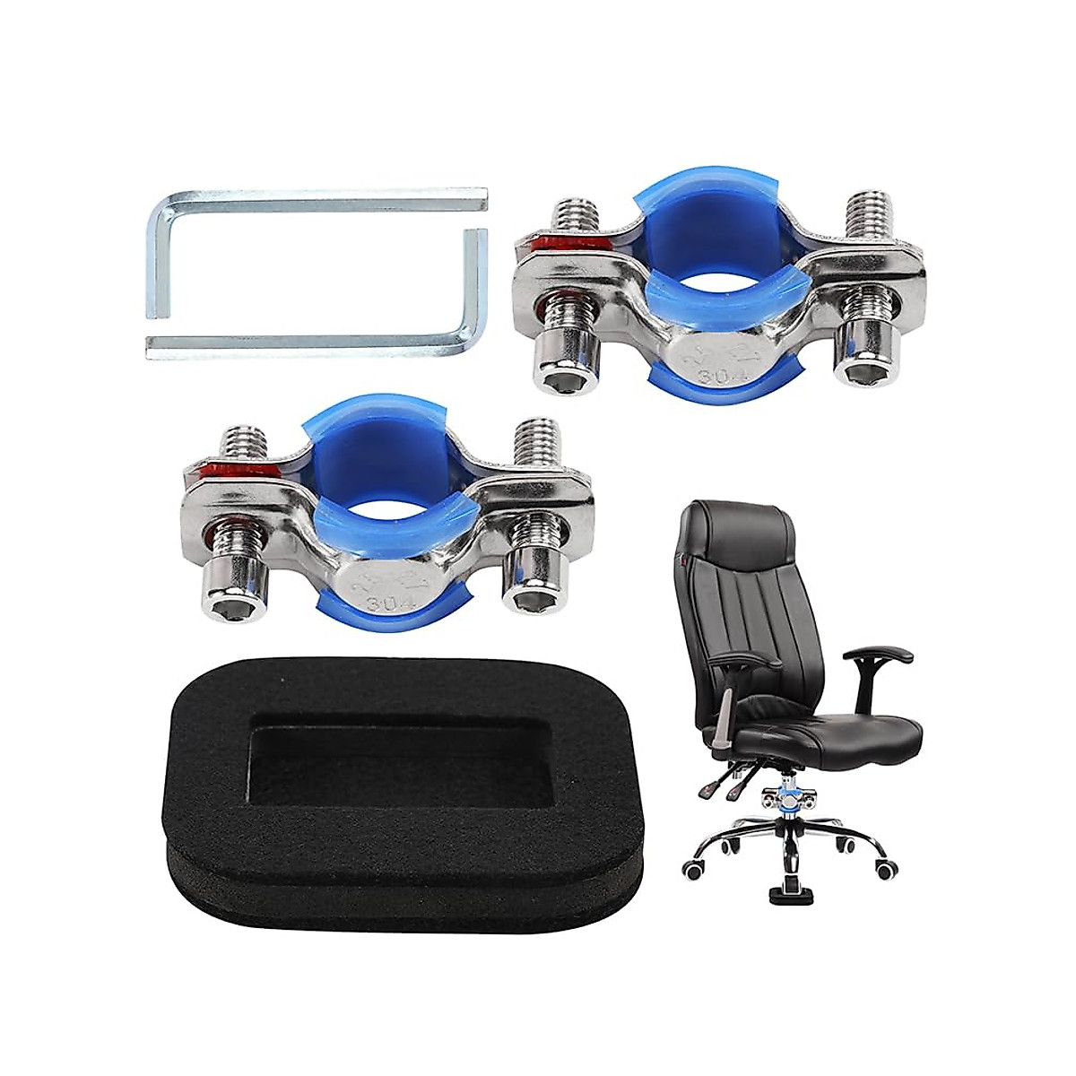 Serveyou 5pcs Fix Sinking Office Chair,Spinning Chair Stop Tool,Sinking Office Chair Repair Kit,Used to Keep Couch Cushions from Sliding