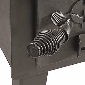 Guide Gear Large Outdoor Wood Burning Stove Portable with Chimney Pipe for Cooking, Camping, Tent, Hiking, Fishing, Backpacking