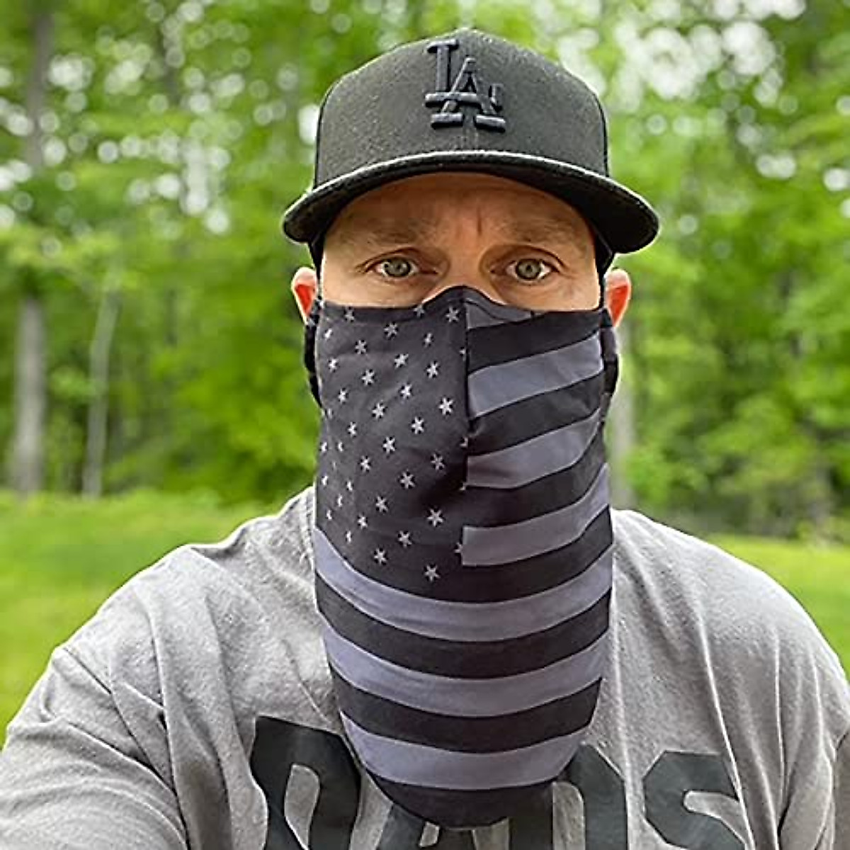 KT Valley Co. Beard Friendly Face Mask for Men with a Beard, Beard Protection for Bearded Men, Reusable and Comfortable