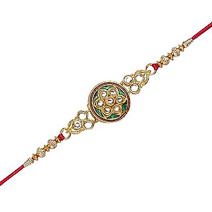 Kamla Sellers Raksha Bhandan Handmade Rakhi Thread Bracelet Rakhi for Brother Bhaiya Celebration