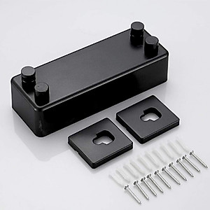 BAKALA Retractable Clothesline Indoors Laundry Line with Adjustable Stainless Steel Double Rope,Wall Mounted Space-Saver Drying Line for Balcony,Bathroom,13.8 Feets Clothes Line(Black)