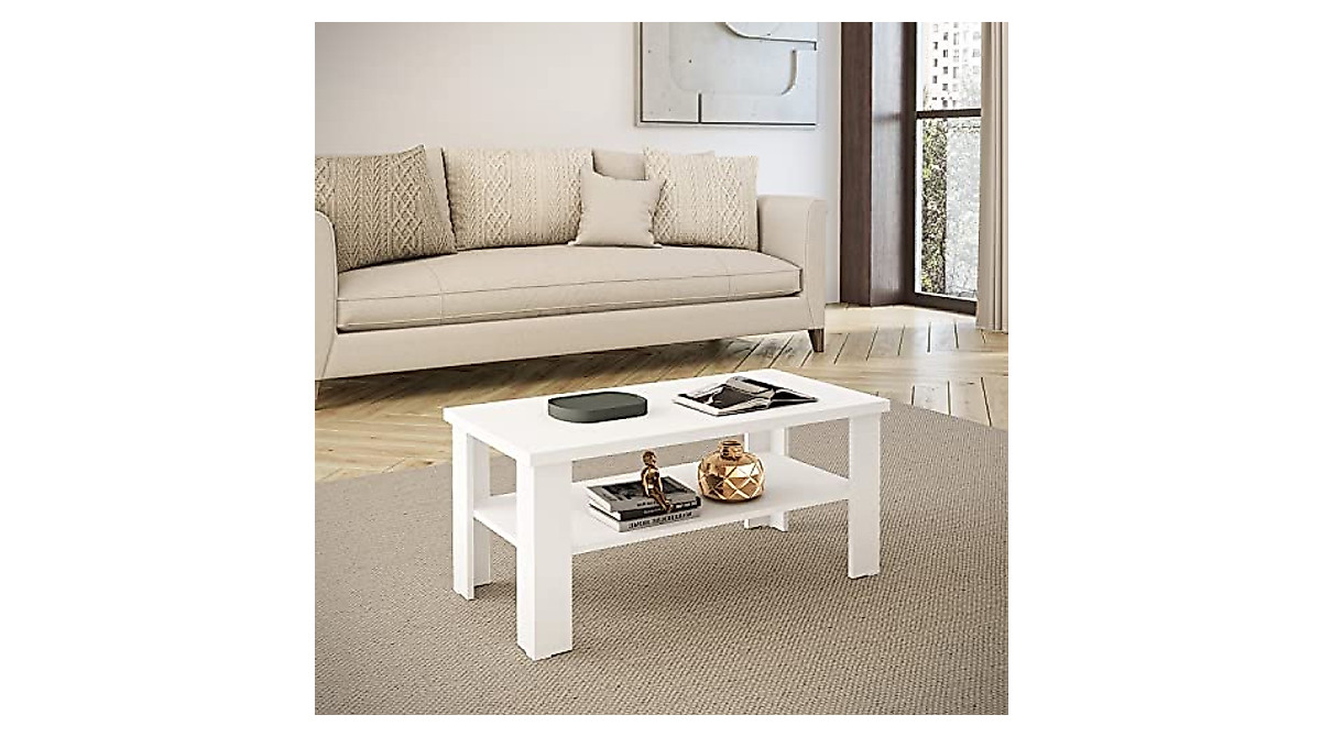 Modern Rectangular Coffee Table for Stylish Living Rooms