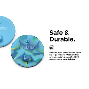 KLEAN KANTEEN Blue Tie Dye Kid's Sippy Cup Lid 2ct, 2 CT
