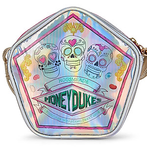 Harry Potter Wizarding World, Hogwarts Honeydukes Crossbody Purse for Girls, Adjustable Strap, Iridescent & Metallic Material
