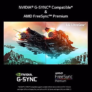 LG 27" Ultragear™ OLED QHD Gaming Monitor with 240Hz .03ms GtG & nVIDIA® G-SYNC® Compatible (Renewed), Black