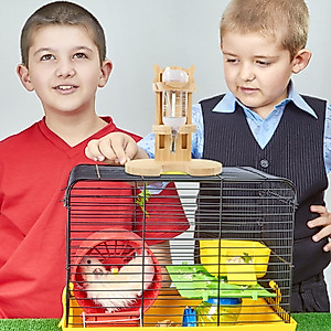 1 Set Pet Water Fountain Leak- Water Feeder Convenient Hamster Waterer Pet Drinking Bottle Hamster Bottle and Stand Hamster Water Container Hamster Kettle Support Pet Supplies