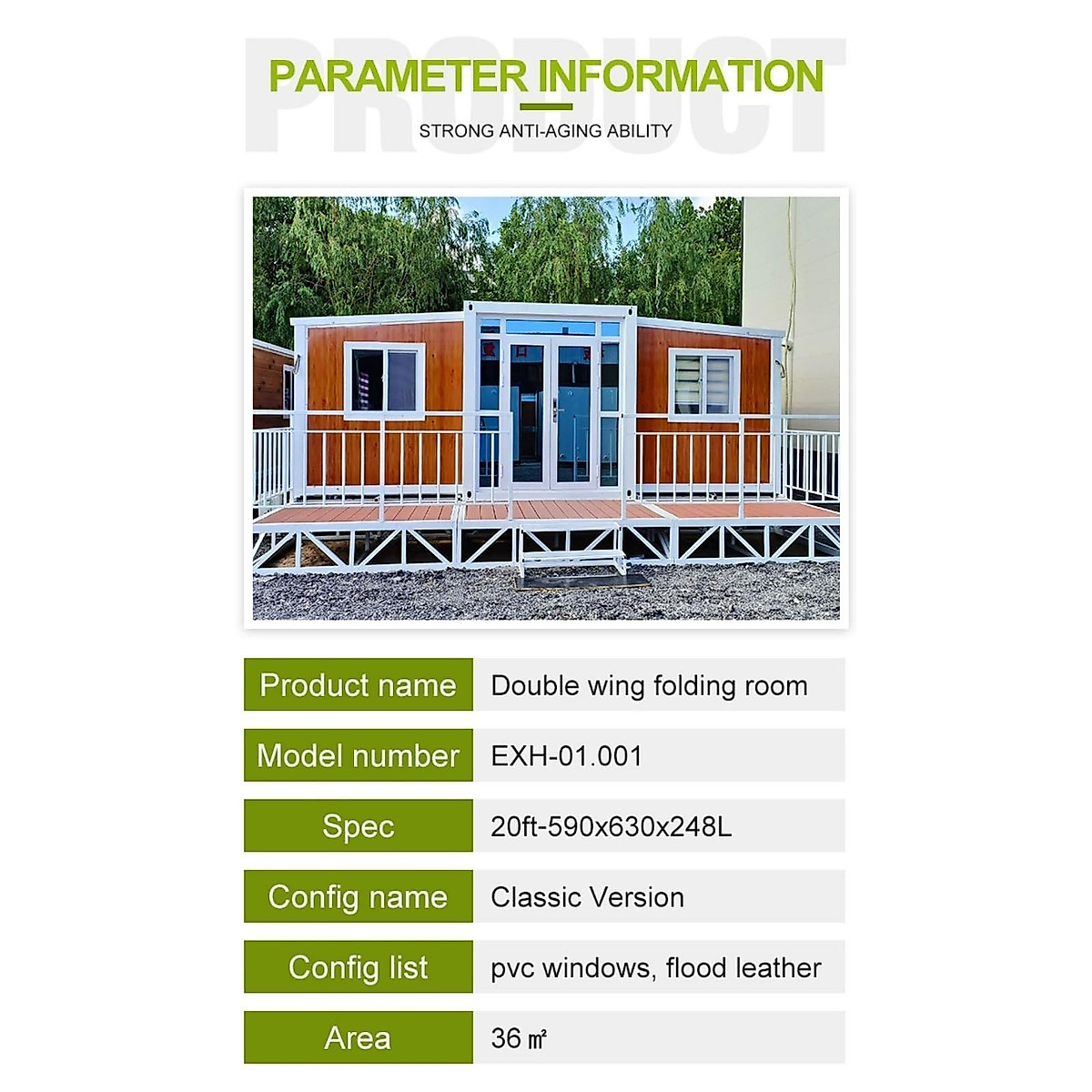 Foldable Prefab Tiny Home - Customizable Luxury Modular Shipping Container House, Insulated and Portable Expandable Design - High Cost Performance & Easy Installation in Multiple Styles