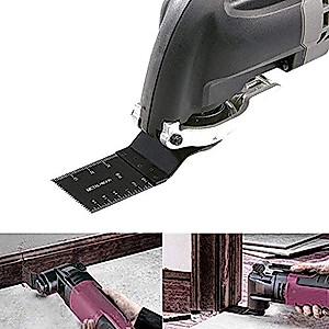 Diagtree 100 pcs Wood Oscillating Multitool Saw Blade Set Fits Fein Multimaster Porter Cable Black & Decker Bosch Dremel Craftsman Ridgid Ryobi Makita Milwaukee Dewalt Rockwell