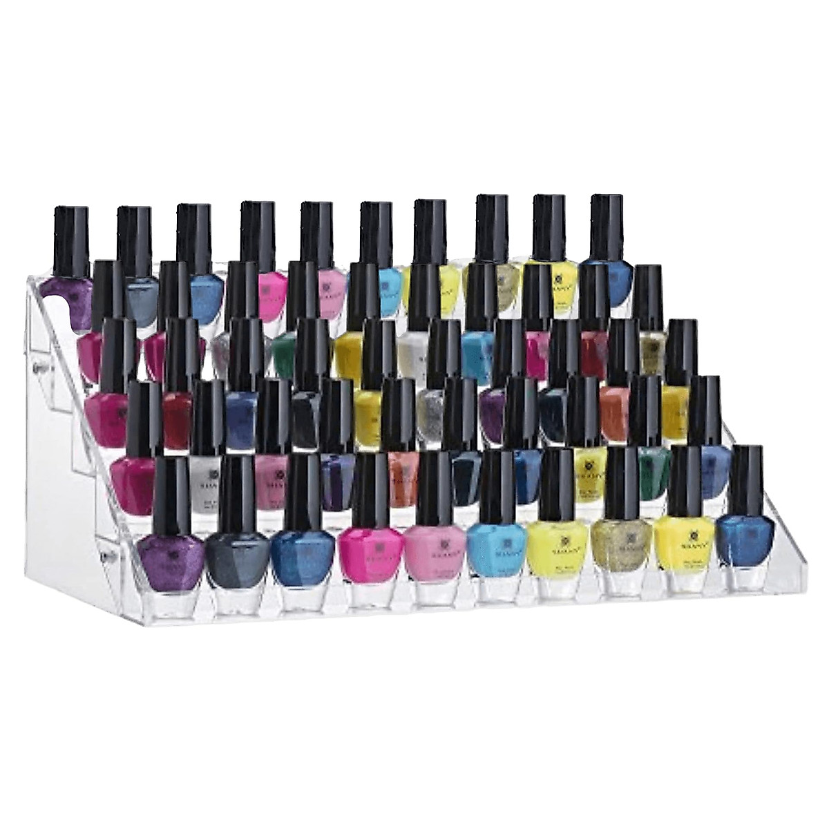 Nail Polish Orgenizer Acrylic 5 Step Counter Display Nail Polish Orgenizer