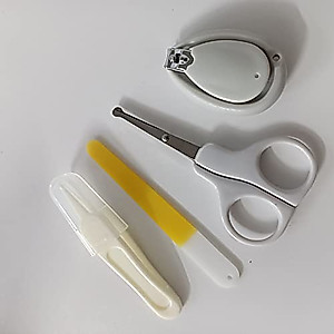 Toolzia Manicure sets,Infant Fingernail and Toenail File Kit for Newborn Manicure and Pedicure.