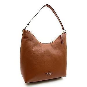 Kate Spade Zippy Pebbled Leather Shoulder Bag (Warm ginger bread)