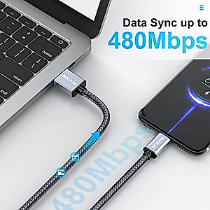 Meokse Micro USB Cable,Extra Long Android Charger Cable 20FT,Nylon Braided Durable Fast Phone Cord Charging for Samsung Galaxy S7 S6 Edge S5,Note,LG G4,HTC,PS4,Camera,MP3, 20 feet