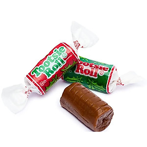 Tootsie Roll Christmas Chocolate and Vanilla Flavored Midgees, Pack of 2 12oz Bags