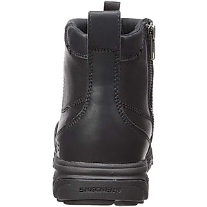 Skechers Men's RESMENT-Korver Chelsea Boot, Black/Black, 11 Medium US