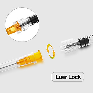 1ml/cc Disposable Syringe with 25 Gauge 1 Inch,Individual Package,Pack of 20