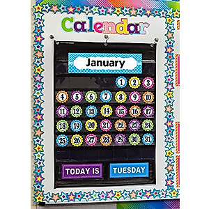 Teacher Created Resources Polka Dot Flower Calendar Days (TCR5279)