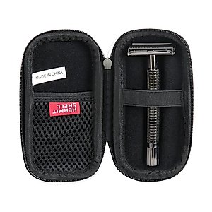 Hermitshell Travel Case for WEISHI/ZOMCHI/VIKINGS/Edwin Jagger/Bambaw/Merkur Long Handled Safety Razor