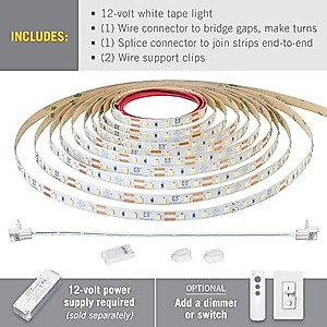 Armacost Lighting 132230 16.4 ft. LED Tape Light Soft White (2700K) RibbonFlex Pro Series 60, Dimmable, 250 Lumens per ft., 12-Volt