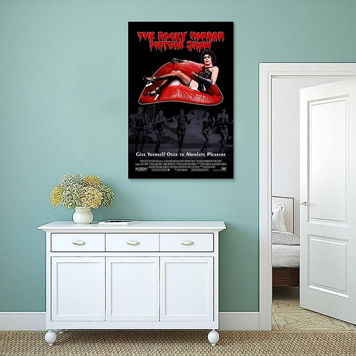 The Rocky Horror Picture Show Poster Movie Poster for Bedroom Aesthetic Wall Decor Canvas Wall Art Gift 12x18inch(30x45cm)