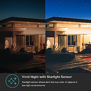 Kasa 4MP 2K Security Camera Outdoor Wired, IP65, Starlight Sensor & 98 Ft Night Vision, Motion/Person Detection, 2-Way Audio w/Siren, Cloud/SD Card Storage, Alexa &Google Assistant Compatible(KC420WS)