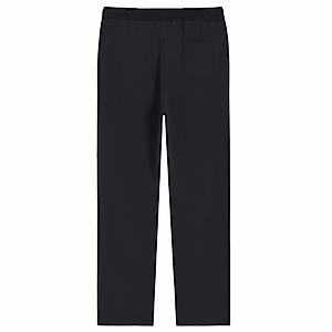 Weintee Men's 34" Inseam Tall Cotton Sweatpants with Pockets L Black