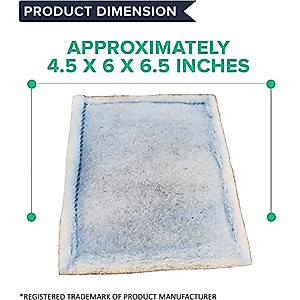 Think Crucial 6 Odor-Reducing Filter Cartridges - Compatible with Aqua-Tech EZ-Change 3 and Power Filters - 6 Pack