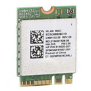 802.11 A/B/N/AC Network Card Model RTL8821CE HighSpeed for Laptops Desktops Compatible for Win7/8/10