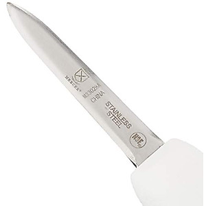 Mercer Culinary Boston Style Oyster Knife with Poly Handle, 3 Inch, White