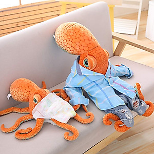 ERDAO Realistic Octopus Plush,Giant Stuffed Marine Animals Toy Gifts for Kids (31.4 inch)